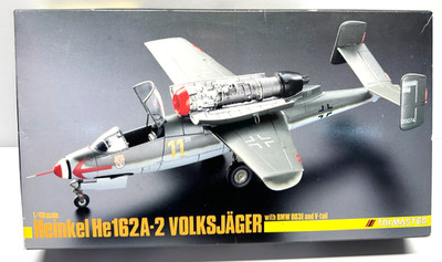 Trimaster 1:48 Scale Heinkel He162A-2 Volksjager V-Tail Sealed Inside ...
