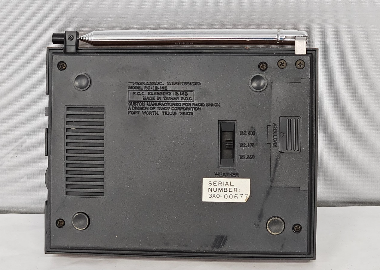 VINTAGE Realistic Weatheradio TimeKube Model 12-148 | eBay