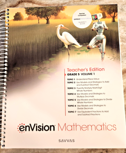 SAVVAS enVision Mathematics, Gr. 5 Teacher's Edition - Vol 1 - NEW | eBay