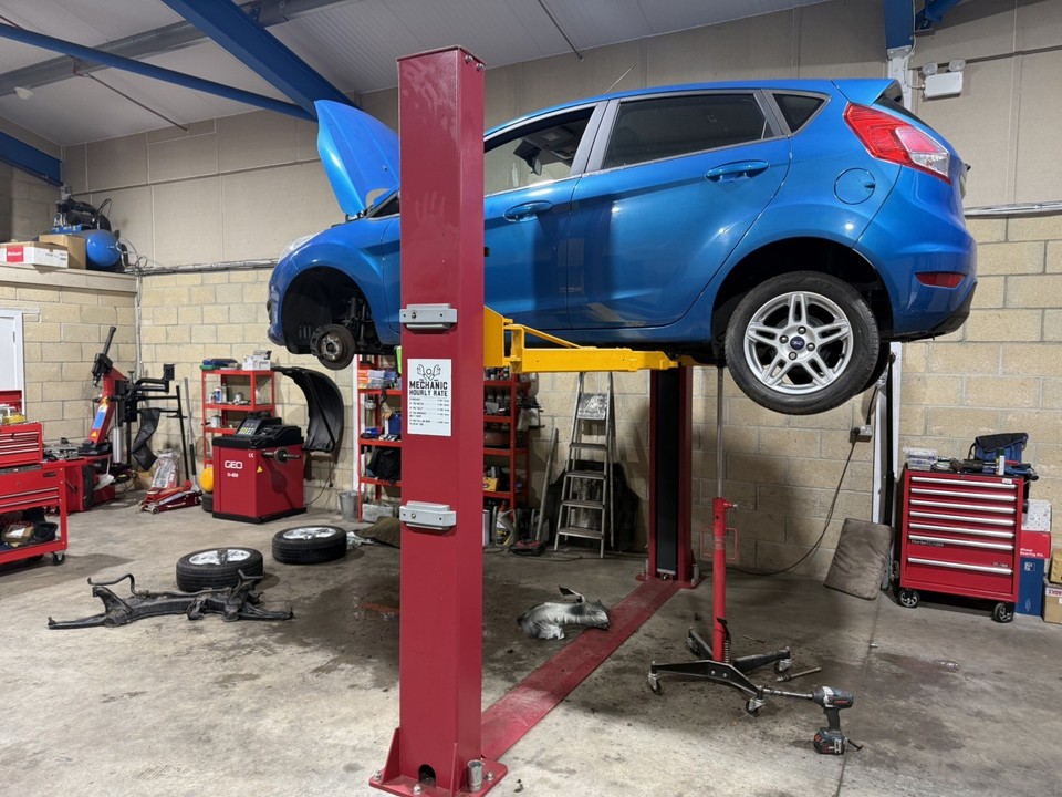 GEO-B4000ES, 2 Post car 4.0T Lift, Standard Base, Electronic Lock ...