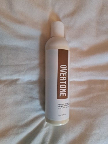Overtone Colored Daily Conditioner GOLDEN BROWN for Blonde Hair 8 oz ...