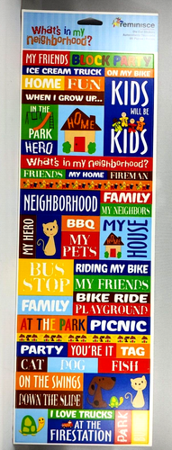 Neighborhood Bike Ride Home Park Swings Fire Station Double Sided ...