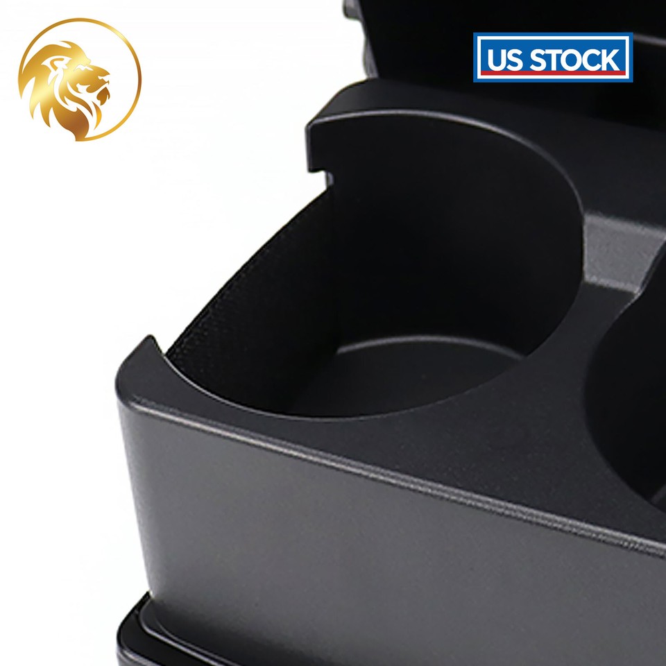 Black Center Console Rear Seat Dual Cup Holder For Ford Explorer 2011 ...