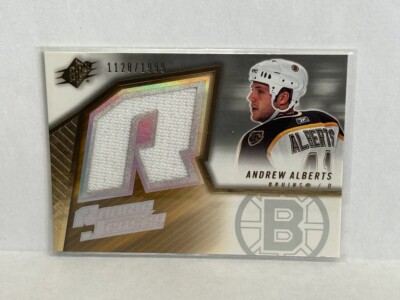 Andrew Alberts 2005-06 SPx Rookie Jersey Card # 137 1128/1999 Upper ...