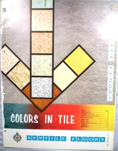 KENTILE Floors VINYL ASBESTOS & ASPHALT Tile Flooring 1962 | eBay
