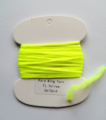 3 METRE CARDED LENGTH OF POLYPROPYLENE YARN FOR FLY TYING - CHOICE OF ...