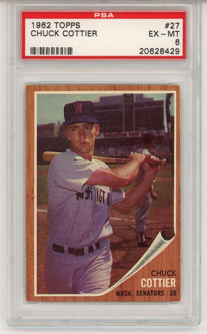 1962 Topps - #27 Chuck Cottier for sale online | eBay