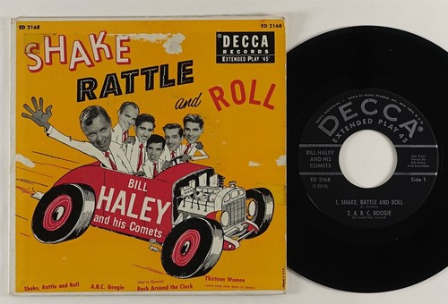 Bill Haley & His Comets "Shake, Rattle & Roll EP" Rock & Roll 45 Decca ...