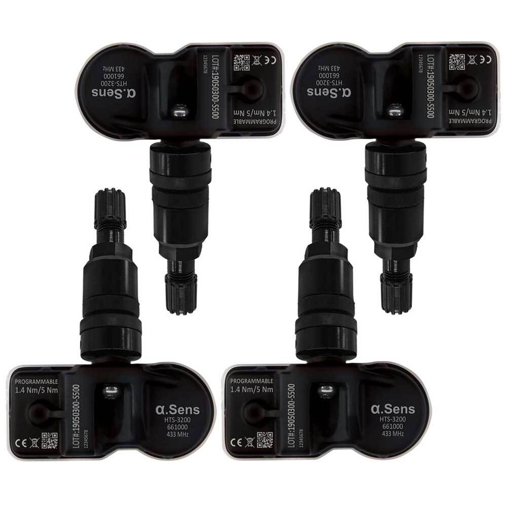 4 TPMS Sensors schwarz for Hyundai Genesis i30 ix20 Santa Fe plug&play ...