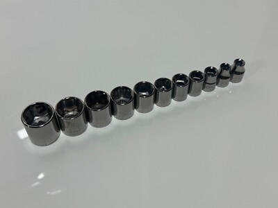 NOS Craftsman Tools USA G-Series 11pc SAE Shallow Socket Set, 6 Point 3 ...