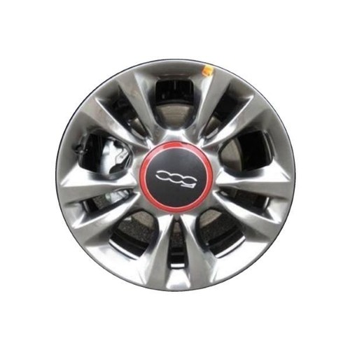 16" FIAT 500 WHEEL RIM FACTORY OEM 61687 2015-2019 HYPER GREY | eBay