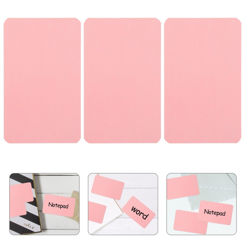 100 Pcs Message Supplies Double-sided Blank Notes Flash Cards Small ...