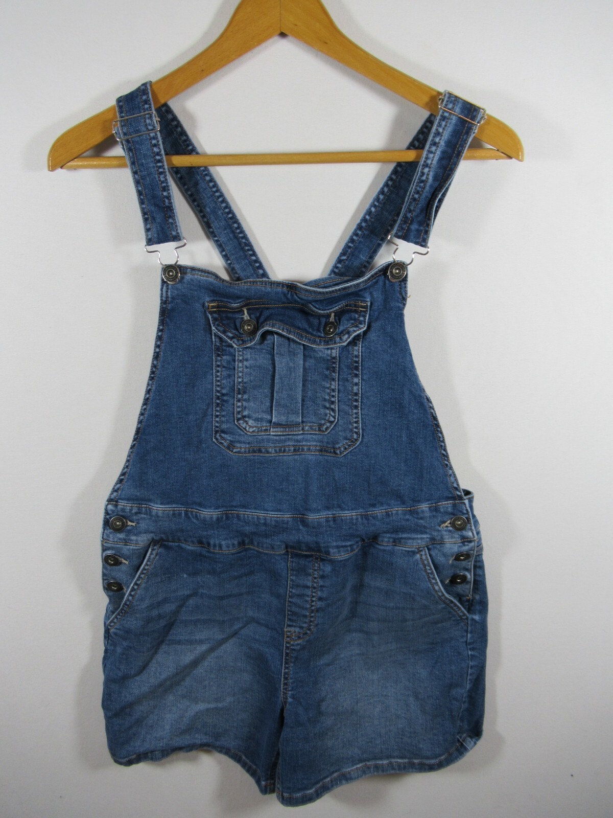Maurices Shortalls Junior Size 5/6 Denim Shorts Overalls | eBay