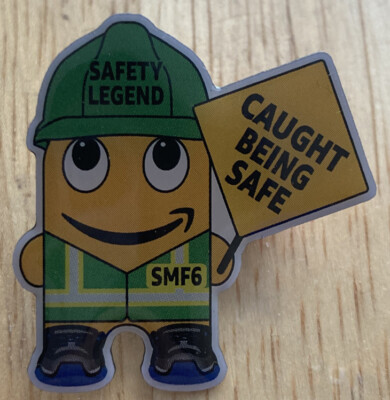 Amazon Peccy Pin - Safety Shoes Sign | eBay