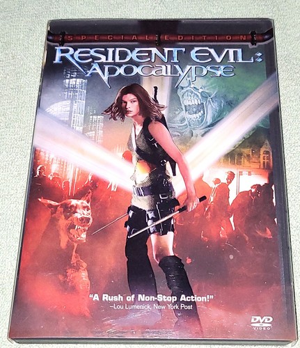 Resident Evil Apocalypse DVD 2 Disc Set Special Edition 2004 EXC W/Slip ...