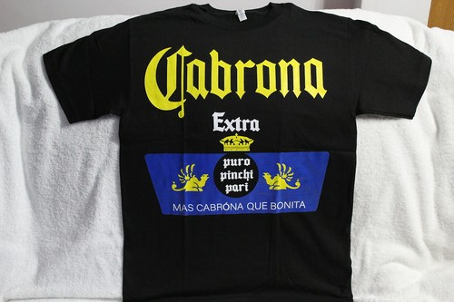CABRONA EXTRA BONITA MEXICO MEXICAN ROOTS FUNNY LATINA CORONA T-SHIRT ...