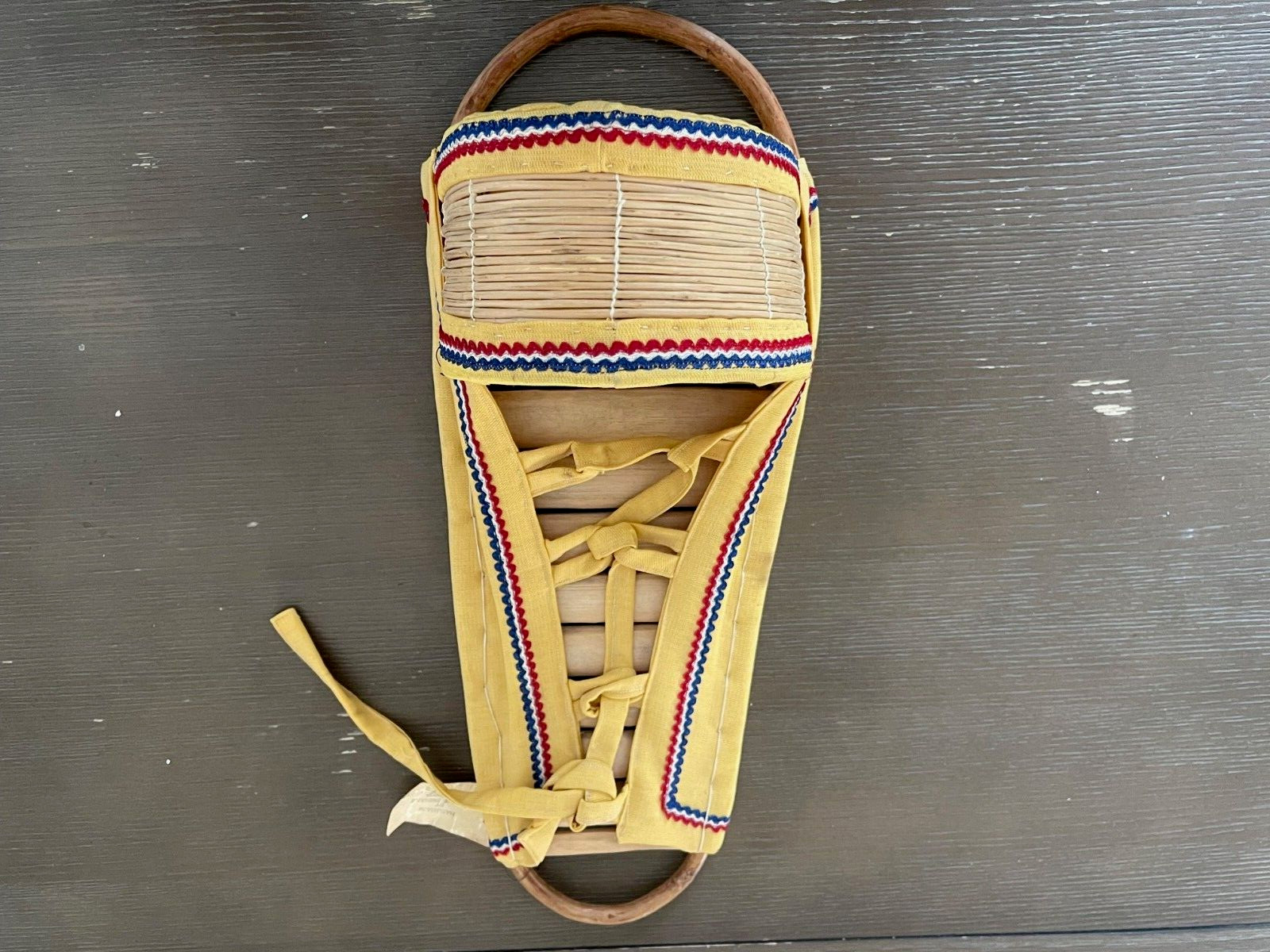 Native Apache Indians of Arizona Cradleboard Papoose Baby Carrier 18 ...