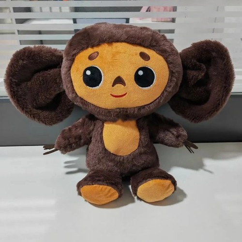 New Russia Anime Cheburashka Plush Doll Big Eyes Monkey Чебурашка ...