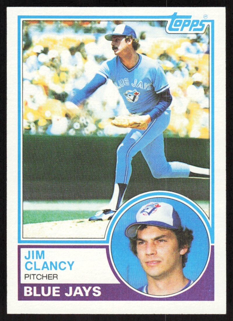 1983 Topps Baseball Jim Clancy #345 Toronto Blue Jays | eBay