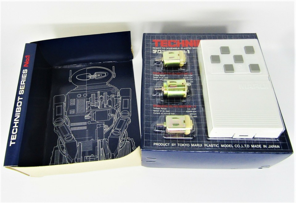 Rare Vintage Tokyo Marui Technibot XR-1 R/C Robot Remote Control Model ...
