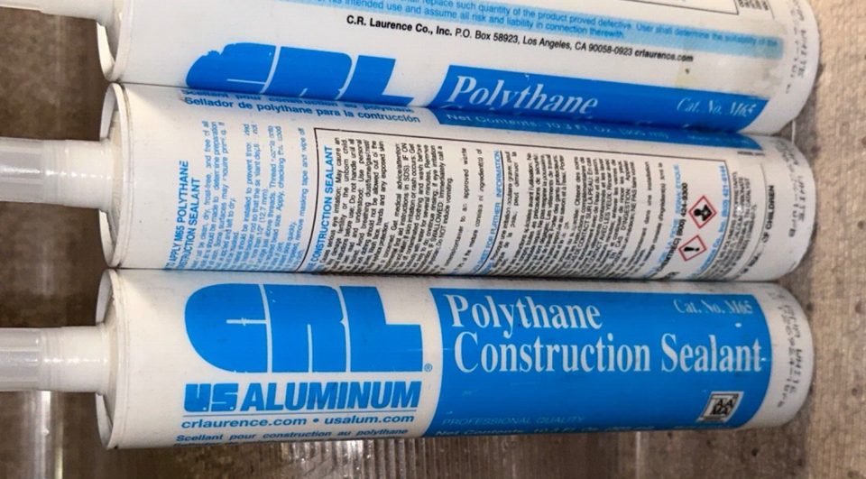 3 PACK CRL M65 Construction Sealant Cartridge Polythane 10.3 fl oz ...