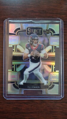 2023 Panini Select CJ Stroud Concourse Level Rookie RC Silver Prizm Die ...