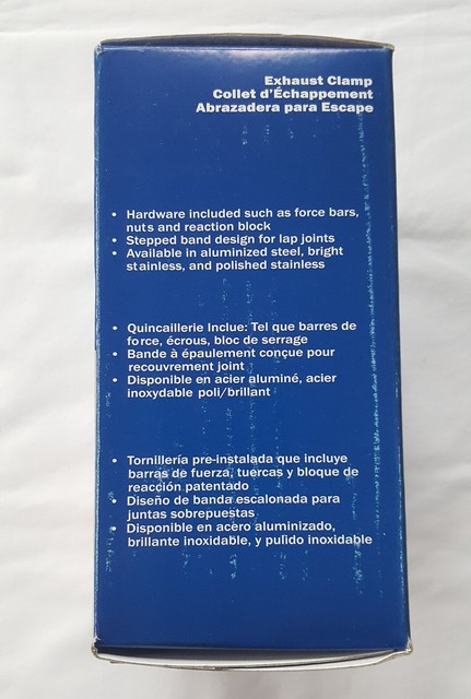 Stainless Steel Preformed 5" Truck Exhaust Clamp TRP EC50PLS for sale ...