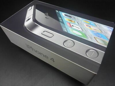 nur VERPACKUNG für iPhone 4 32GB black *ohne iPhone* Box Schachtel ...