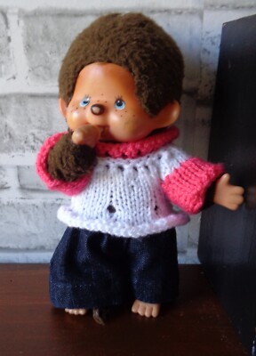 vêtements neufs mon kiki monchhichi 20 cm ou corolline pull jean fait ...