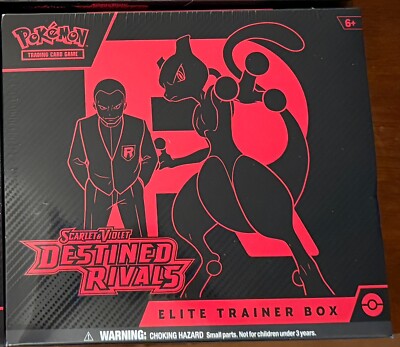 Pokemon Scarlet and Violet: Destined Rivals Elite Trainer Box ETB New ...