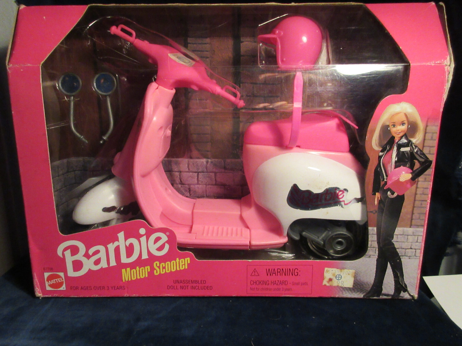 ONE Mattel Barbie Motor Scooter Vespa Ride On #67708 Unopened Original ...