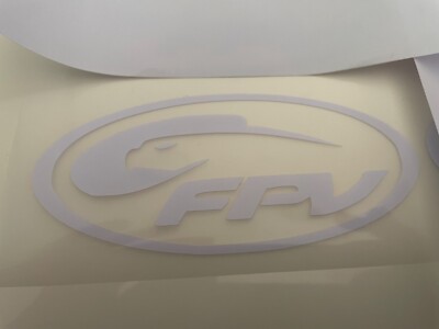 FORD FPV WHITE VINYL DECAL CAR WINDOW LAPTOP GREAT VALUE F | eBay Australia