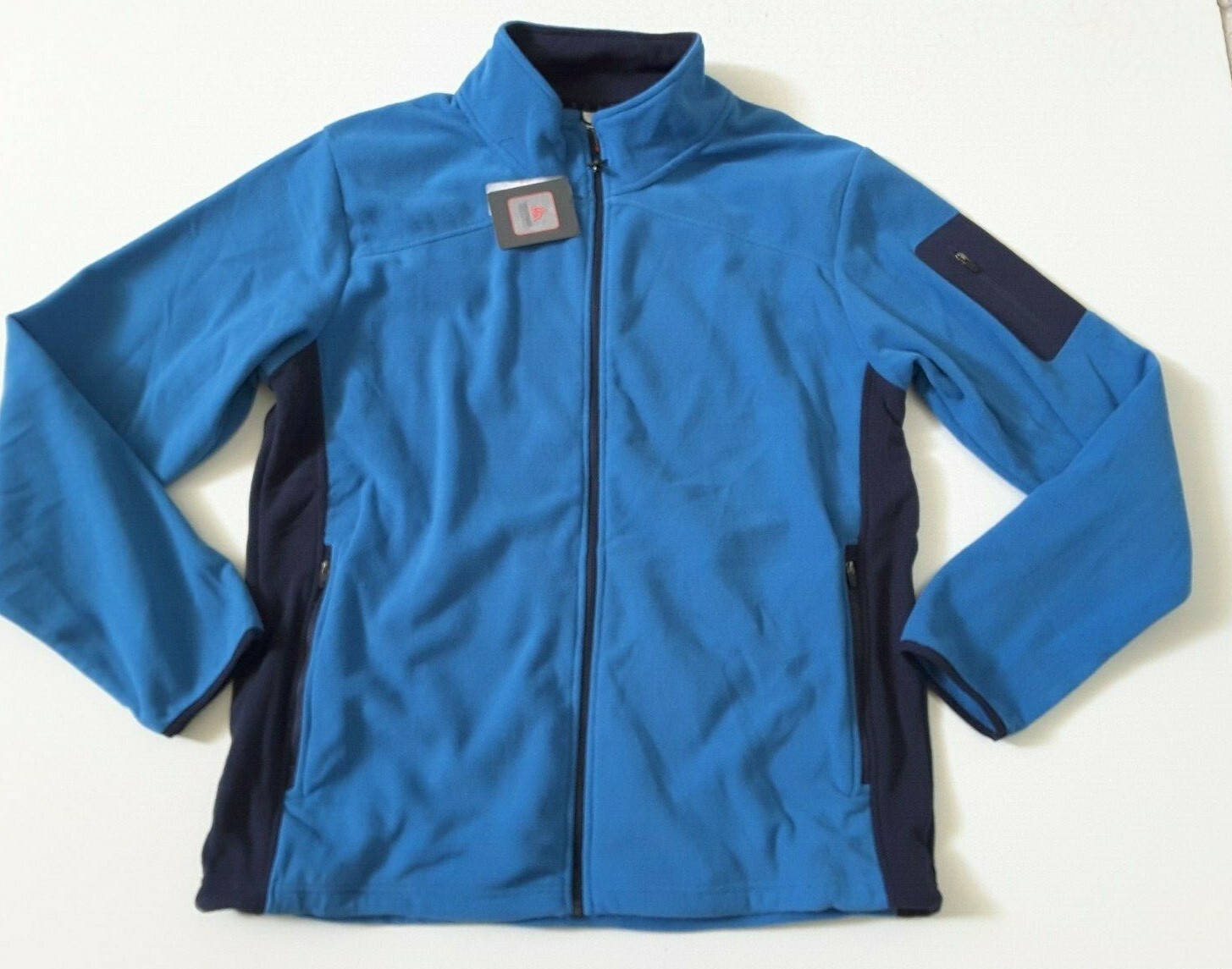 Colorado Clothing Co. Men's Full Zip Pikes Peak Fleece Jacket Blue Size ...