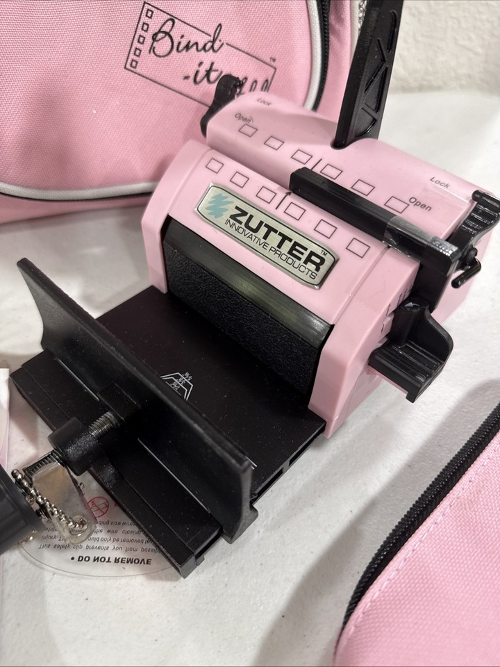 Zutter Bind it All V 2.0 Pink Punching Binding Machine Innovative ...