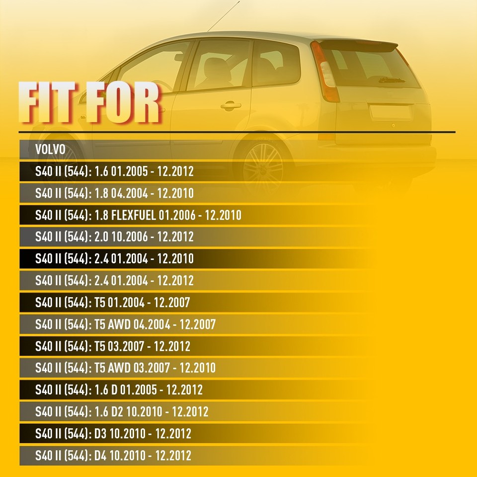 FRONT SUSPENSION TOP STRUT MOUNT & BEARING FOR VOLVO S40 V50 T5 1.6 1.8 ...