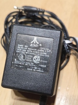 Atari 2600 Vintage Power Supply 9V C016353 OEM AC Adapter Wall Plug | eBay