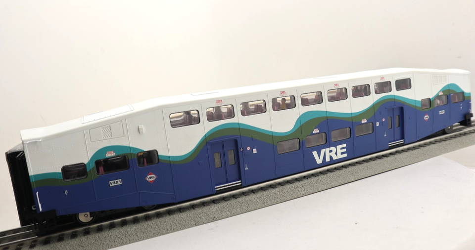 K-line, 21”, 4 Cars, K-4636K, VRE Illuminated Passenger 4-Car Set, C-9 ...