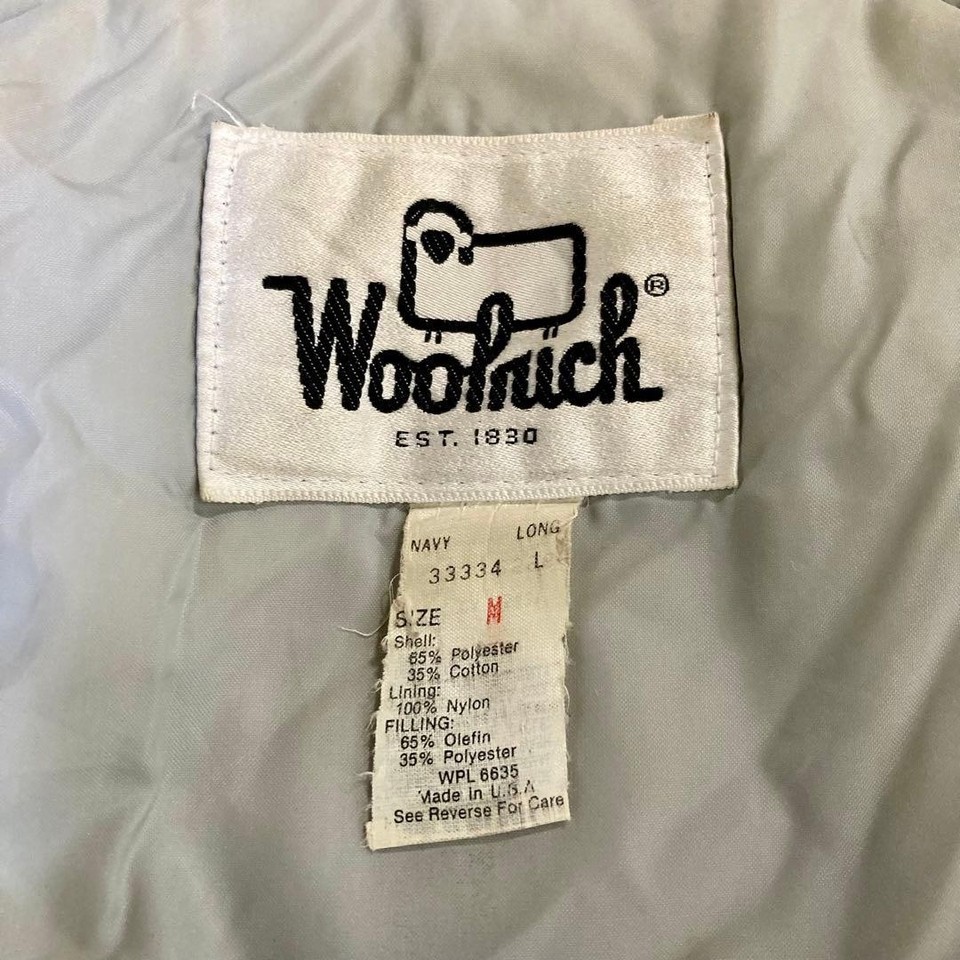 Woolrich Men Made In Usa Vhtf 60S 70S White Tag Mountain Parka Rare ...