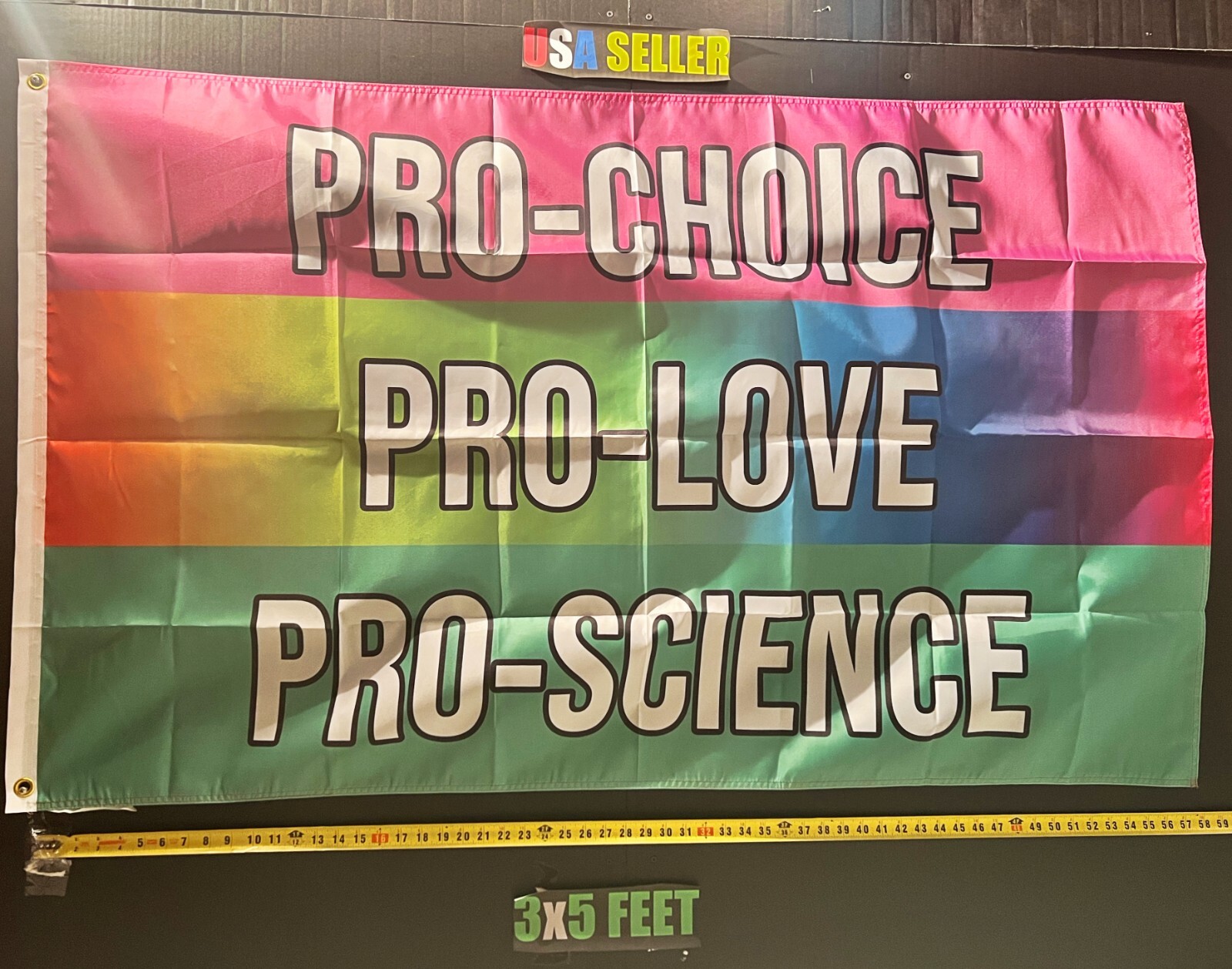 Pro Women Pro Choice Flag FREE USA SHIP Science Womens Rights BMP USA ...