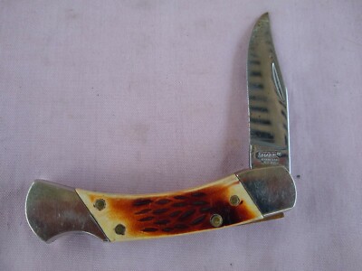 Sharp USA #800 Single Blade Lockback Knife | eBay