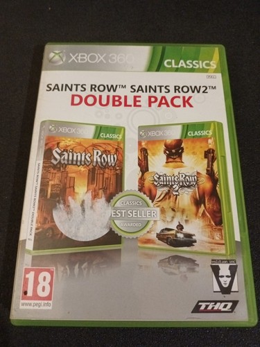 XBOX 360 double pack saints row 1 2 | eBay