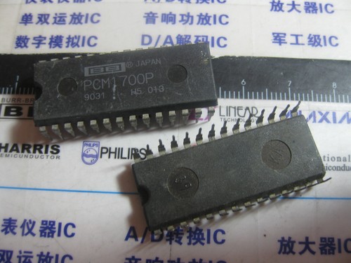 1x PCM1700P Dual 18-Bit Monolithic Audio DIGITAL-TO-ANALOG CONVERTER ...