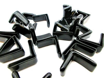 32mm Angle Iron PVC End Caps Fits 3mm Thick Metal Rack Caps Various ...