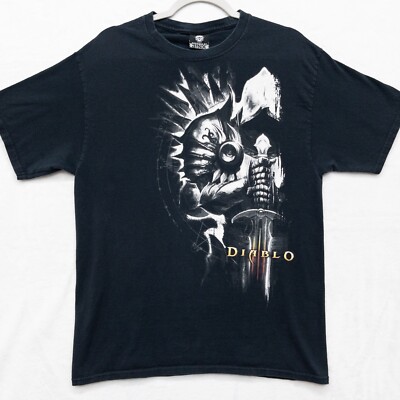 Diablo 3 III Shirt Men's XL Black Red Blizzard Designed by Jinx Short ...