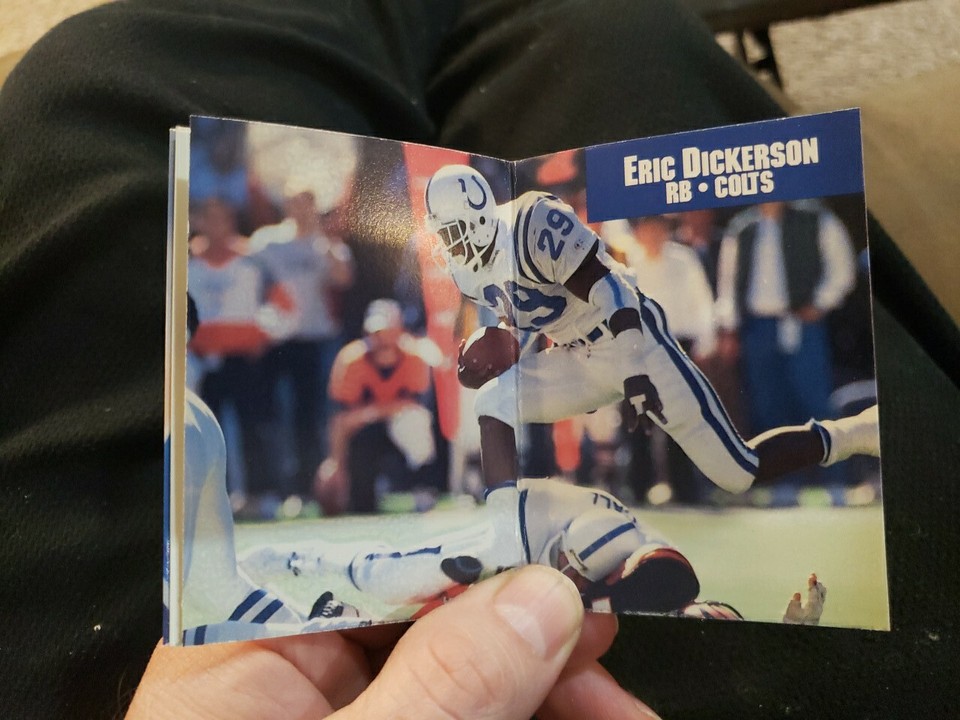 Eric Dickerson 1990 Pro Set Collect-A-Books Baltimore Colts | eBay