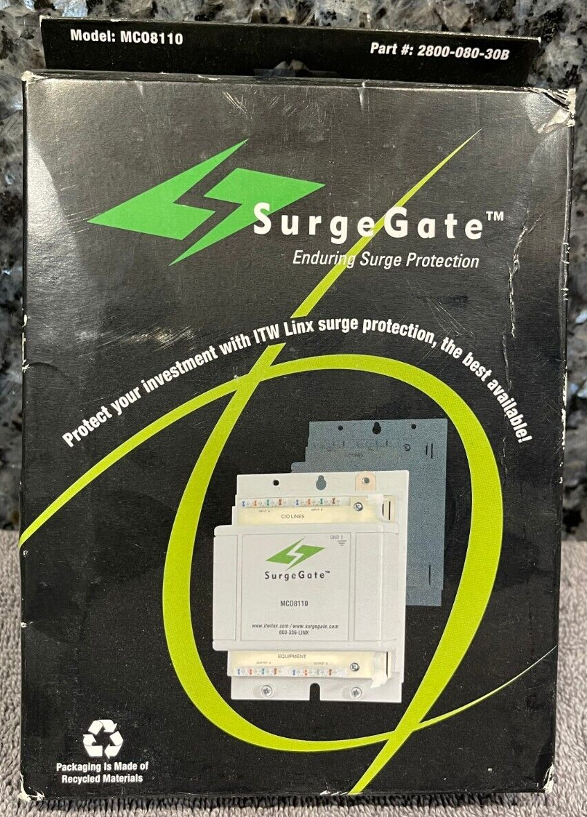 SURGEGATE MC08110 ENDURING SURGE PROTECTION NEW WITH ORIGINAL BOX | eBay