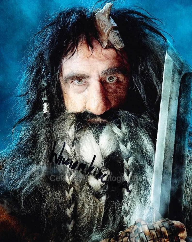 WILLIAM KIRCHER as Bifur - The Hobbit GENUINE SIGNED AUTOGRAPH | eBay