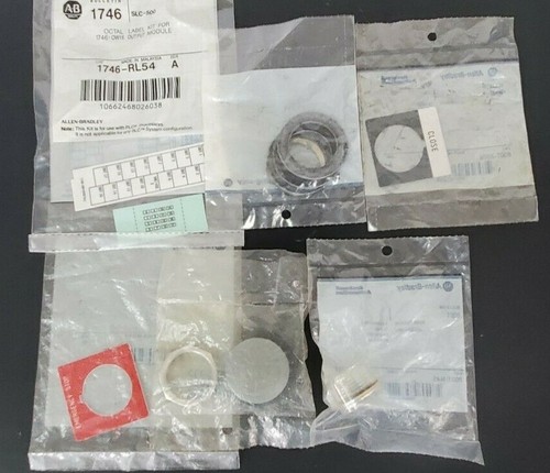 LOT OF NEW ALLEN BRADLEY PARTS 800T-N1, 800T-X502, 800T-N45, 1746-RL54 ...