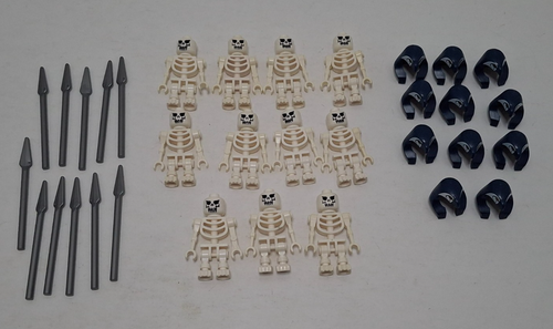 Lego Skeleton Minifigure Evil Skull gen018 X11 | eBay