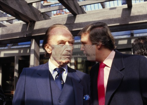 PRESIDENT DONALD TRUMP AND HIS FATHER FRED TRUMP 1986 5X7 PHOTO | eBay